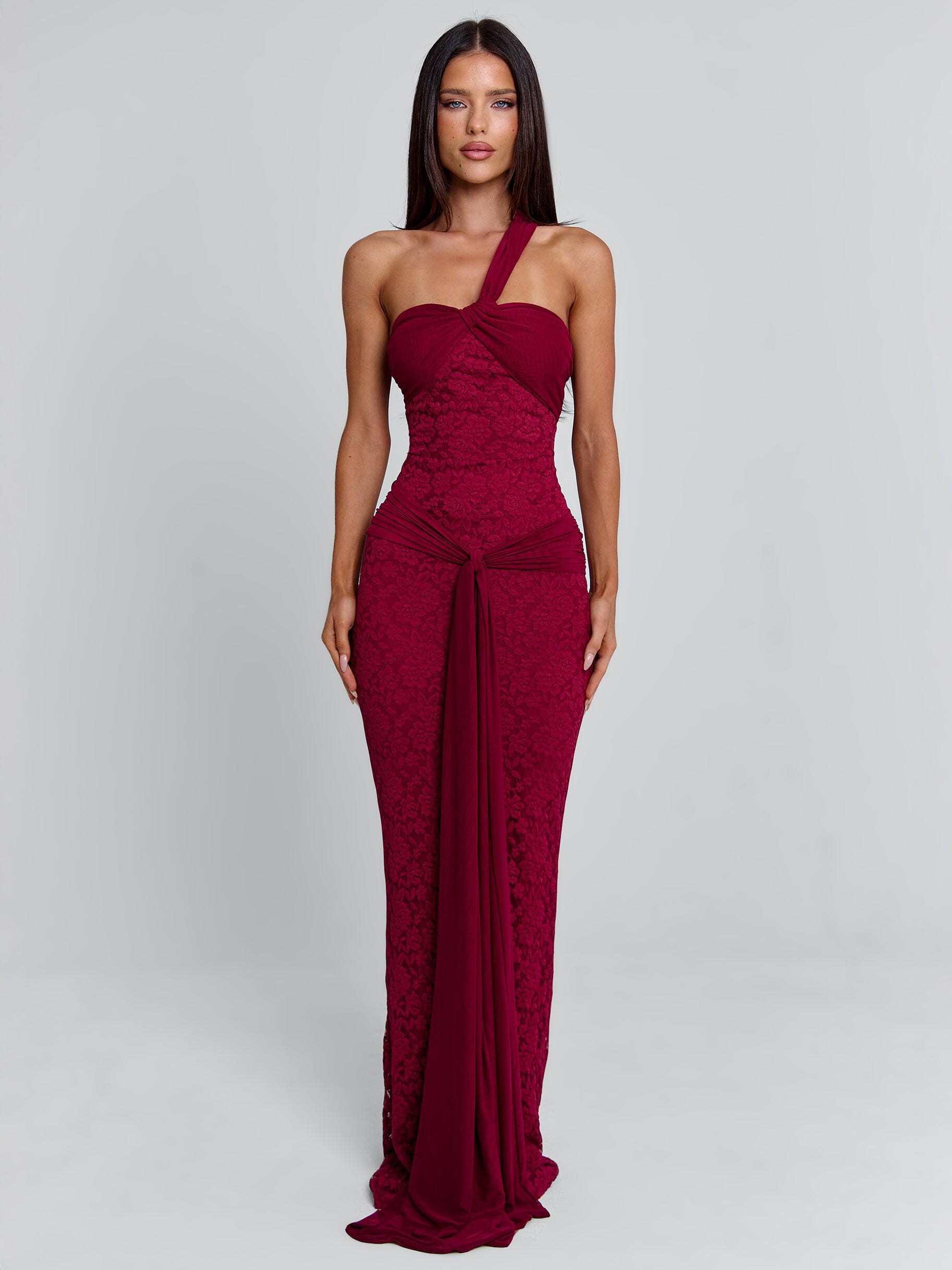 Irma Maxi Dress Burgundy | Outcast