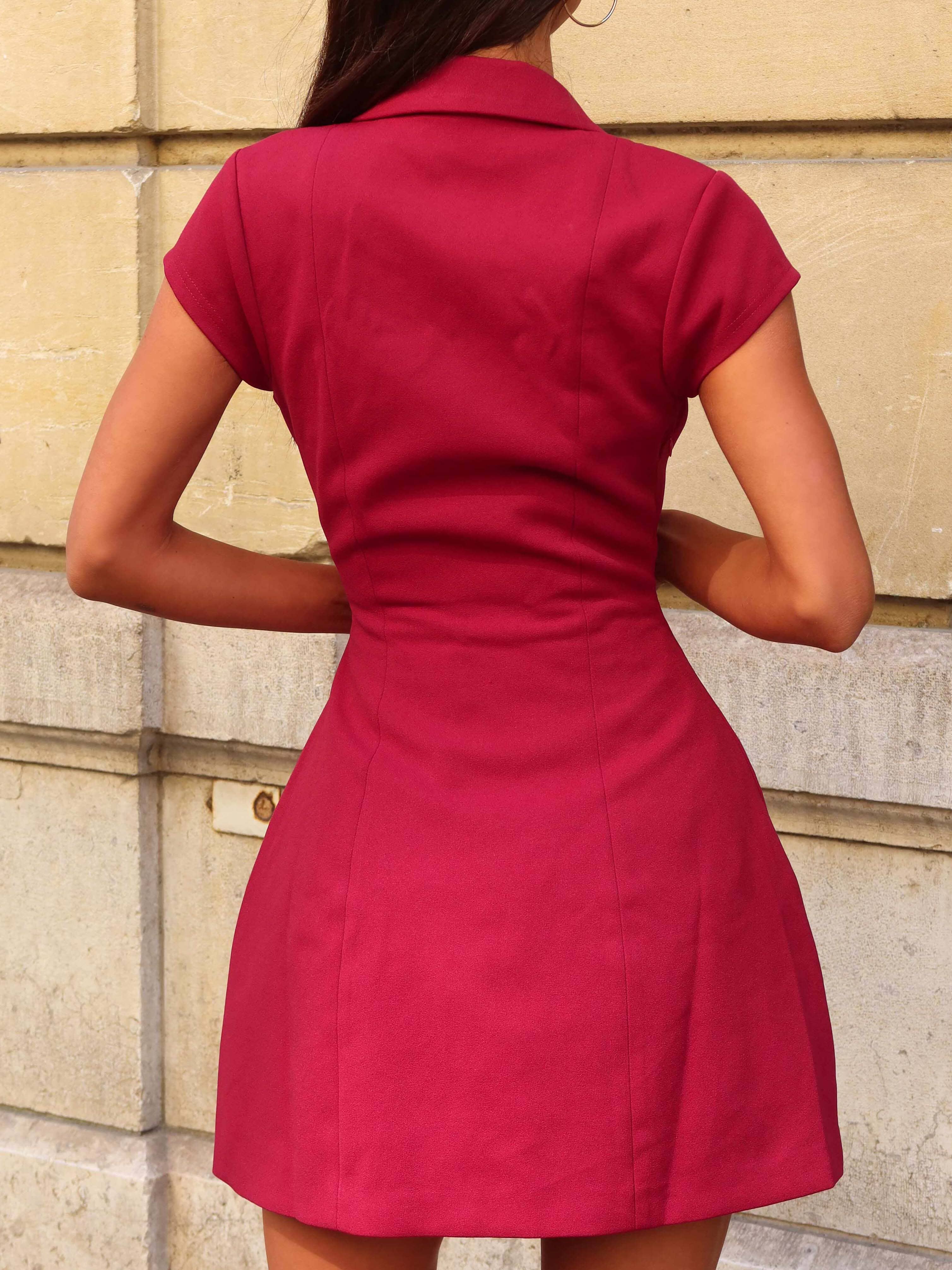 Tutu Mini Dress Red | Outcast